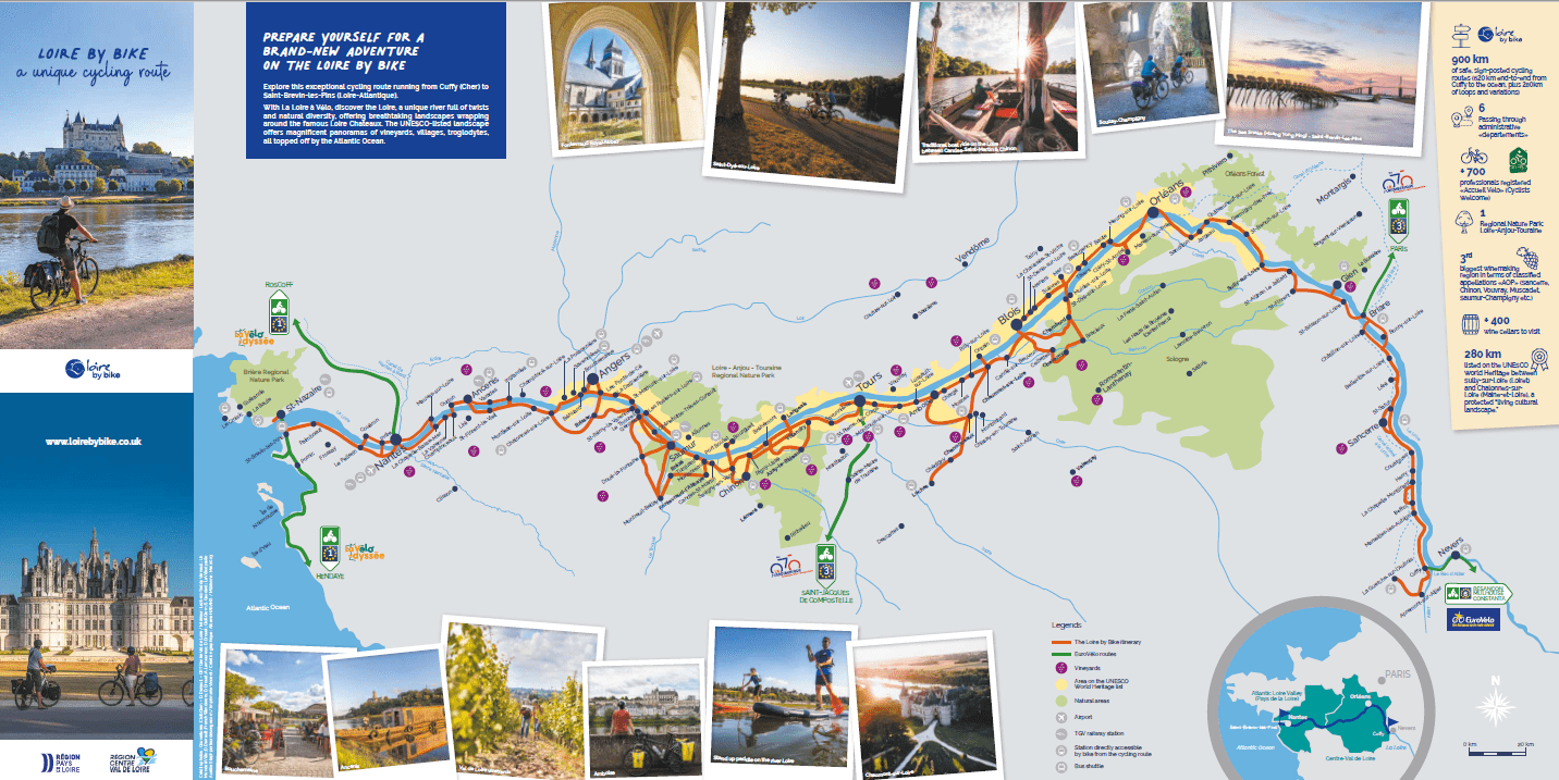Topographische Reiseführer - La Loire à Vélo